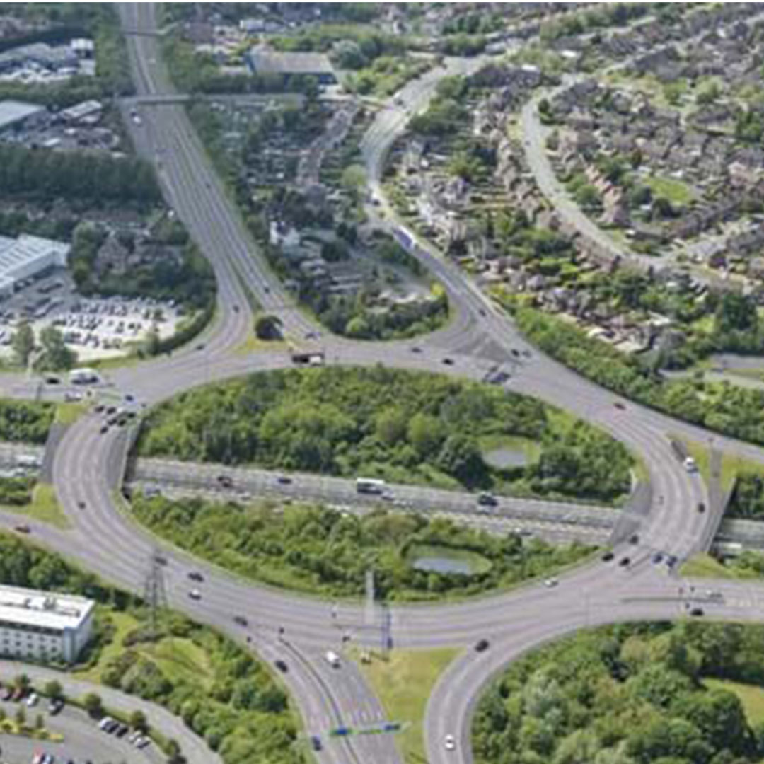 Drone pictures reveal transformation of M6 Junction 10 upgrade